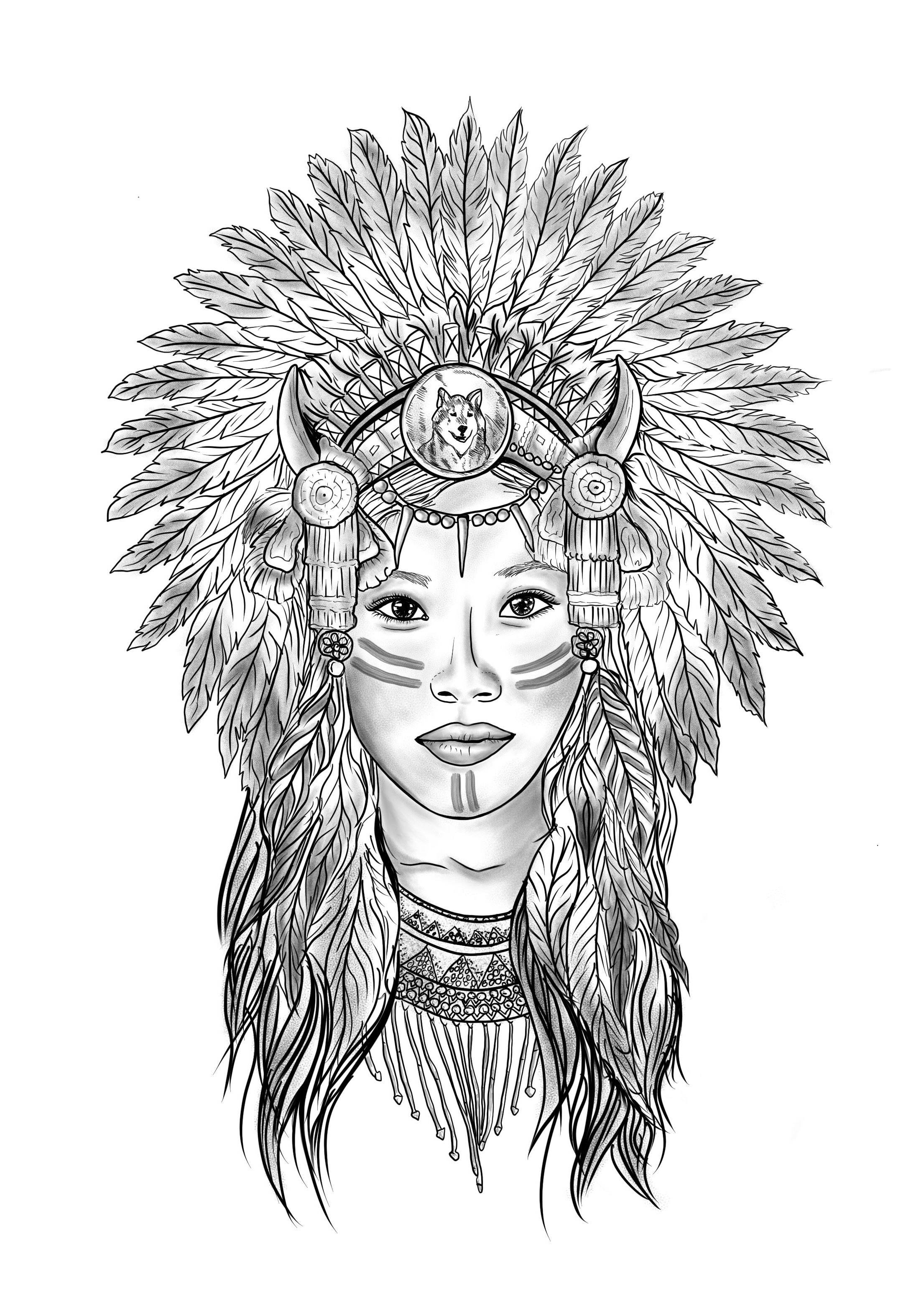 My completed project for my first Procreate Tattoo Course | Domestika